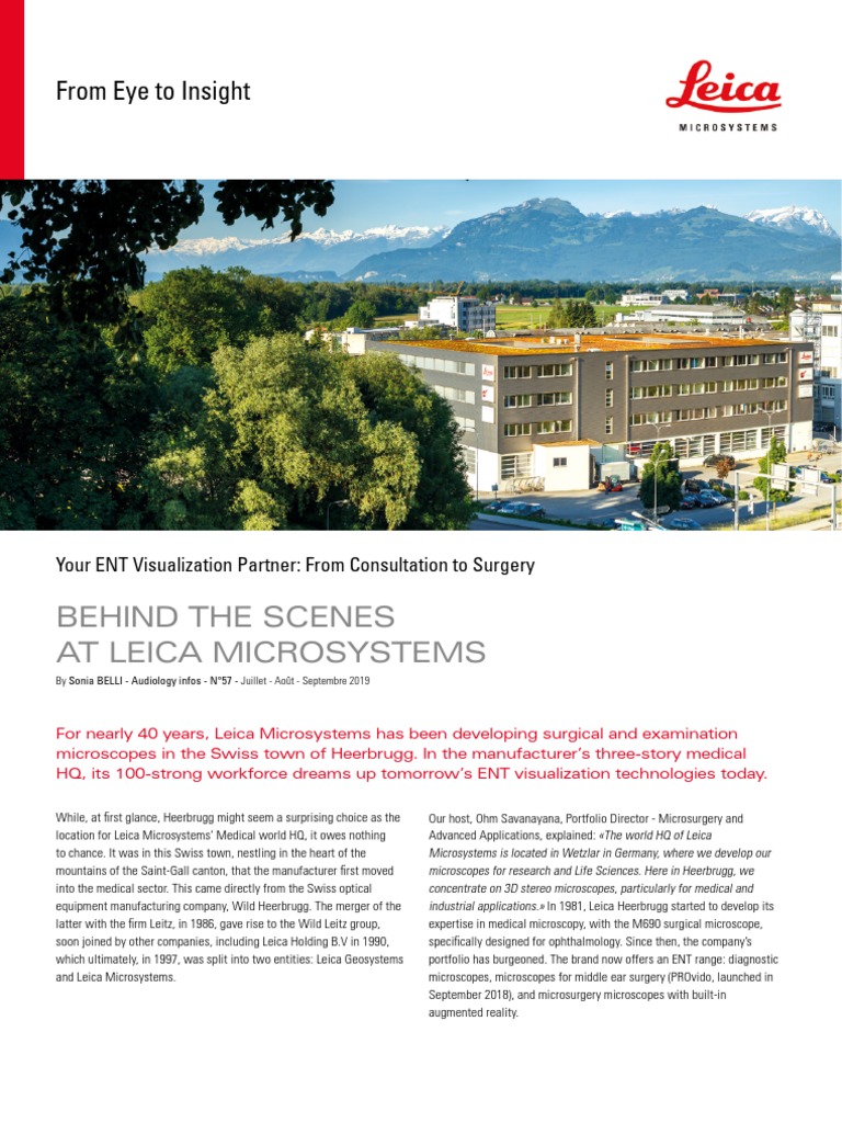 Interview ENT Magazine Leica Microsystems Heerbrugg MC-0000596 en | PDF ...