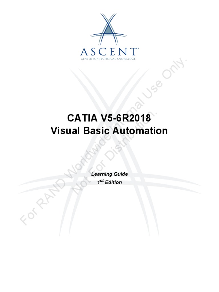 Catia Visual Basic Automation | PDF | Component Object Model | Visual ...
