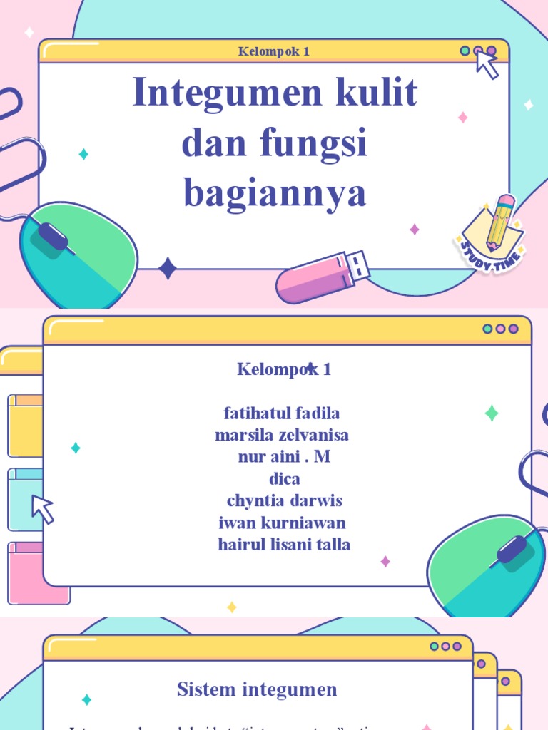 Integumen Kulit Dan Fungsi Bagiannya | PDF