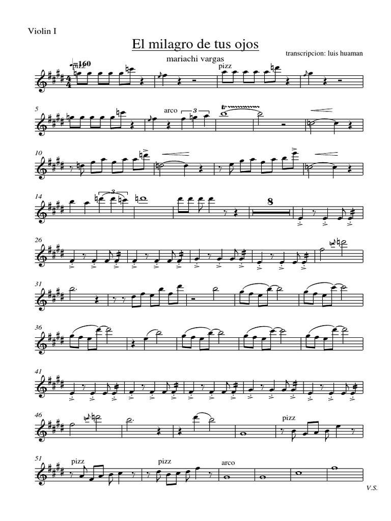 El Milagro de Tus Ojos Mariachi Vargas Parts | PDF | Échecs