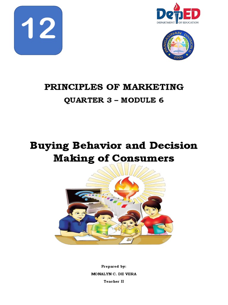 Principles of Mrktg. Q3 Module 6 1 | PDF