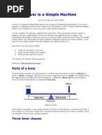 Overview of Class 1 Levers and Examples | PDF