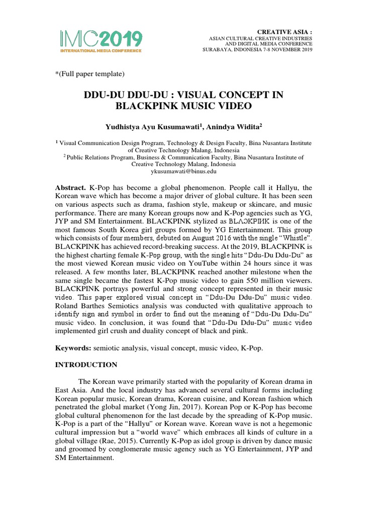 Ddu-Du-Ddu Visual Concept | PDF