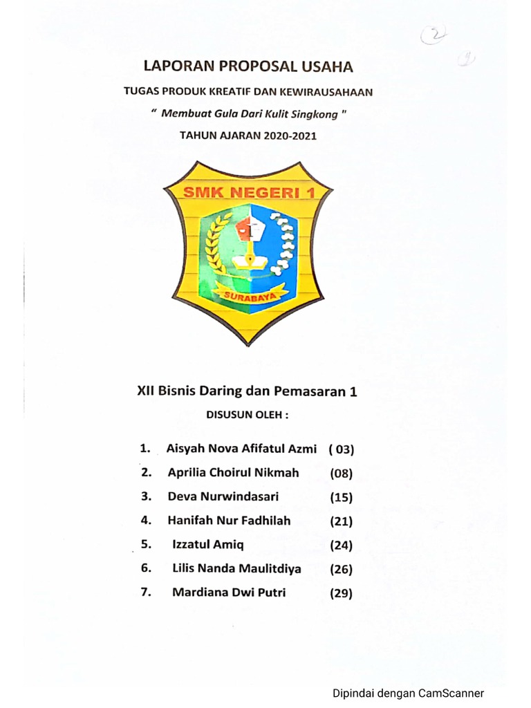 Contoh Proposal 1 | PDF