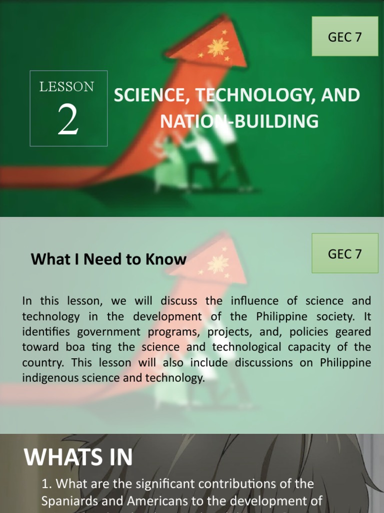SCIENCE TECHNOLOGY & SOCIETY Rex Publishing Chapter 1 Lesson 2 | PDF