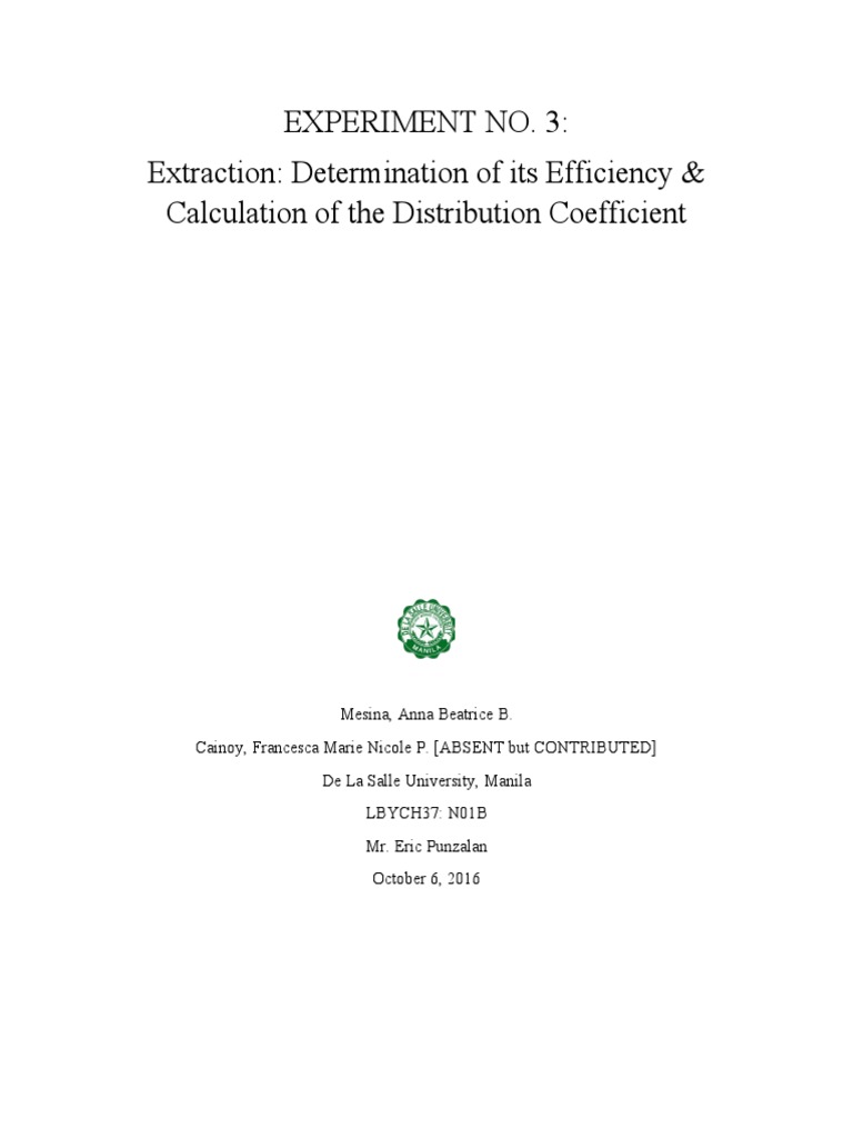 Final Experiment 3 | PDF | Titration | Chemistry