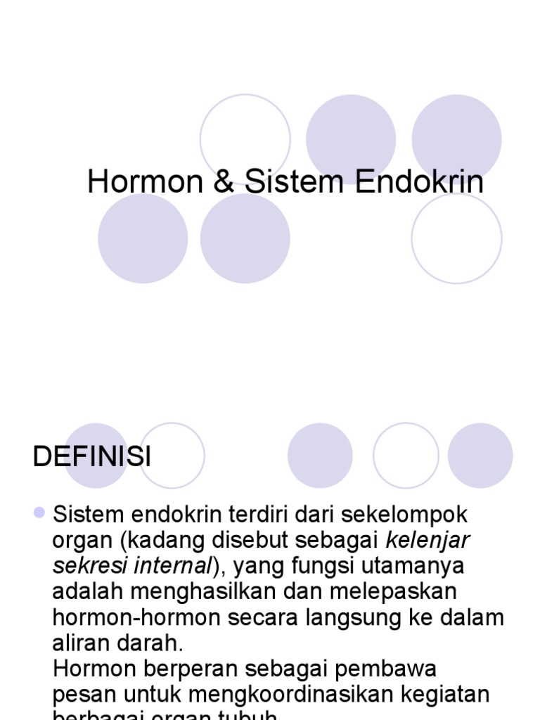 Hormon & Sistem Endokrin | PDF