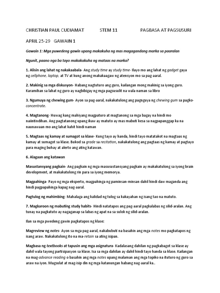 4th PAGBASA AT PAGSUSURI | PDF