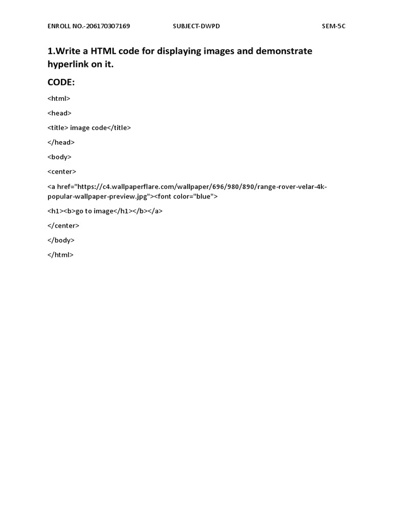 DWPD Practical File | PDF