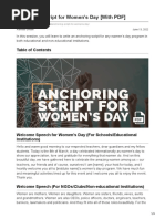 Vote of Thanks | PDF