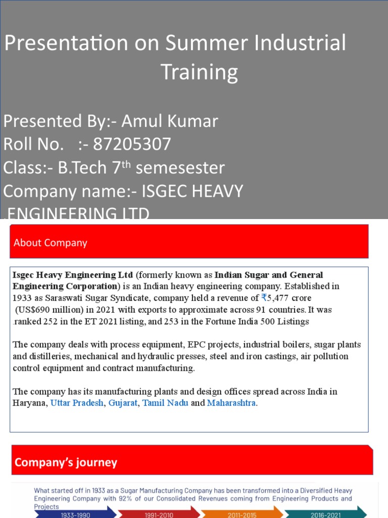 ISGEC Heavy Engineering Overview | PDF | Computers
