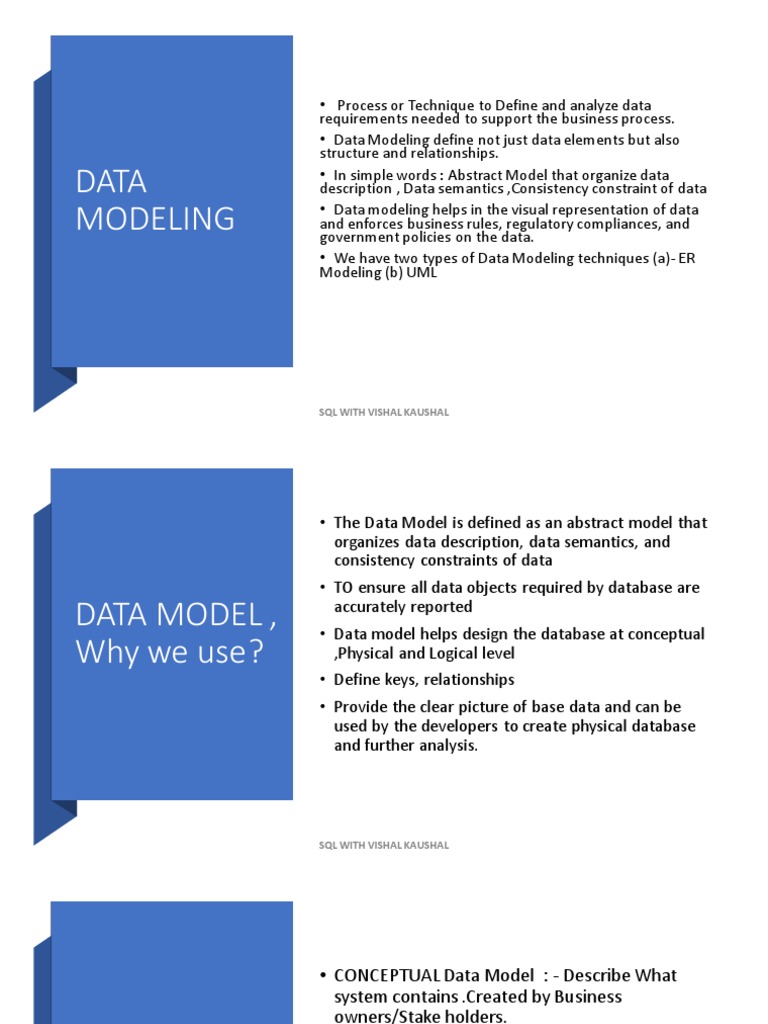 DATA MODELING Notes | Download Free PDF | Conceptual Model | Data Model
