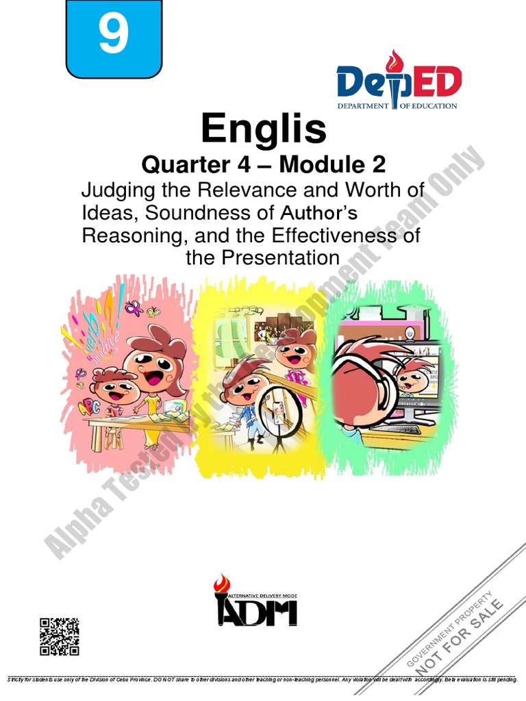 Complied English9 Q4 Module2 | PDF