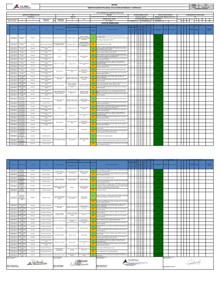 Hseq MT 020 Demolición Re | PDF