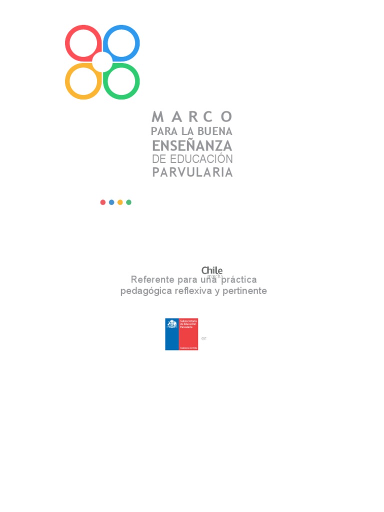 Marco Educación Parvularia | PDF | Educación de la primera infancia | Plan de estudios