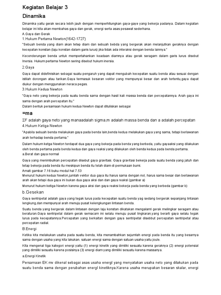 Rangkuman Modul 7 KB 3 | PDF