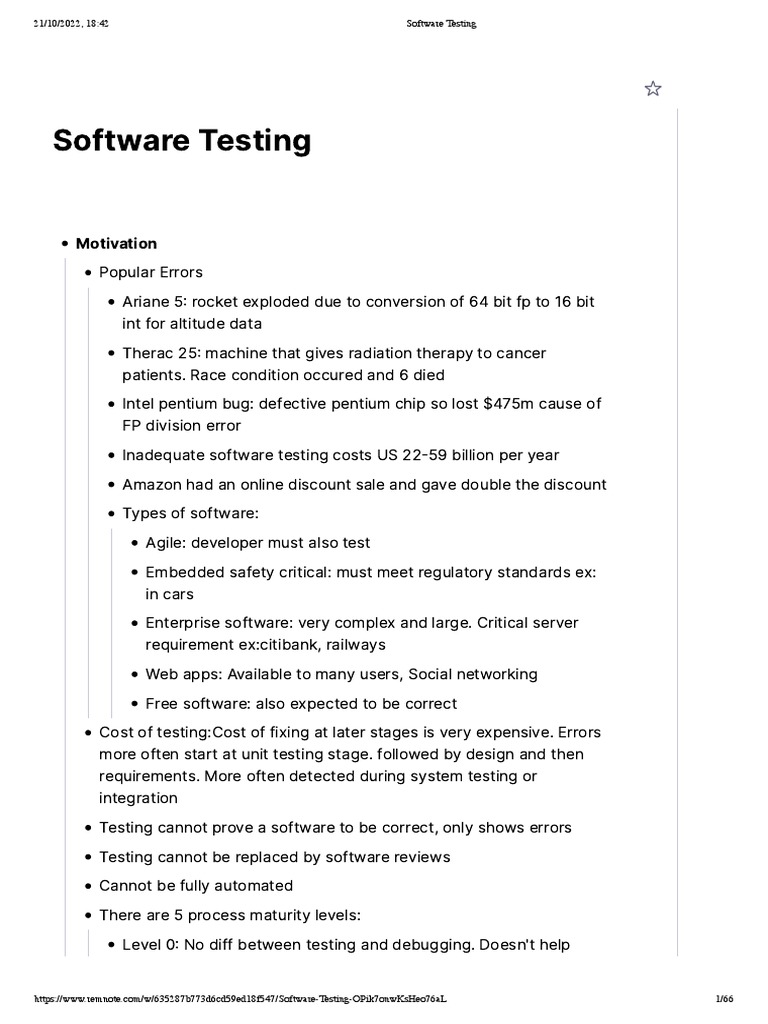 Software Testing Notes Pdf Software Testing Vertex Graph Theory 