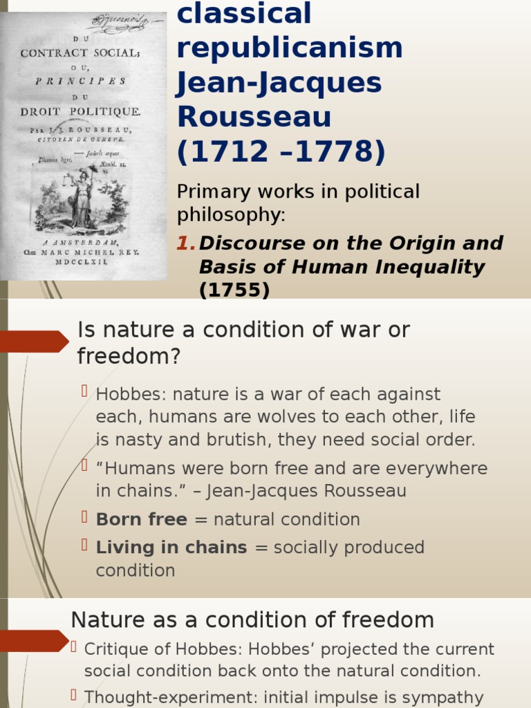 Week 3 - Jean-Jacques Rousseau - Tagged | PDF | Social Contract | Democracy