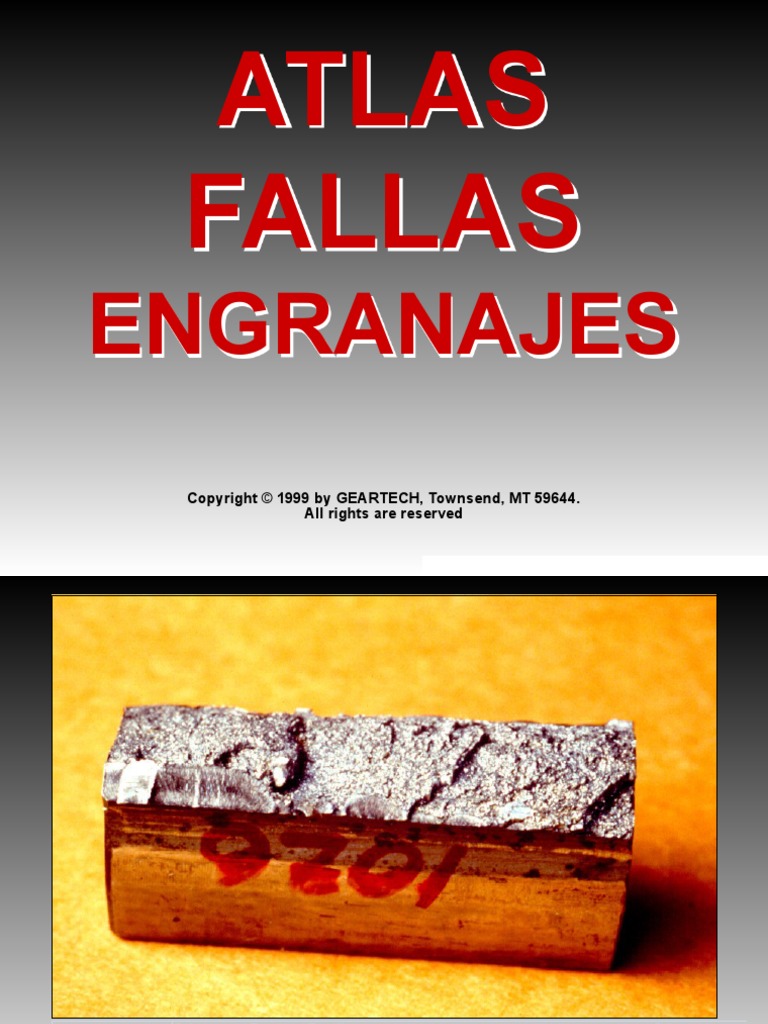 Gear Atlas de Fallas | PDF | Fatiga (material) | Fractura
