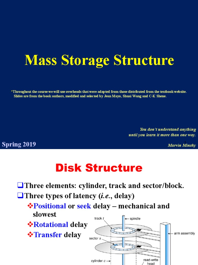 11 Mass Storage Structure | PDF | Hard Disk Drive | Data Management 11 Mass Storage Structure | PDF | Hard Disk Drive | Data Management