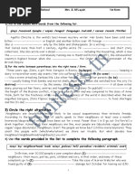 Devoir de Synthèse N°1 Collège Pilote Avec Correction - Anglais - 9ème (2017-2018) Mme Chiraz ...