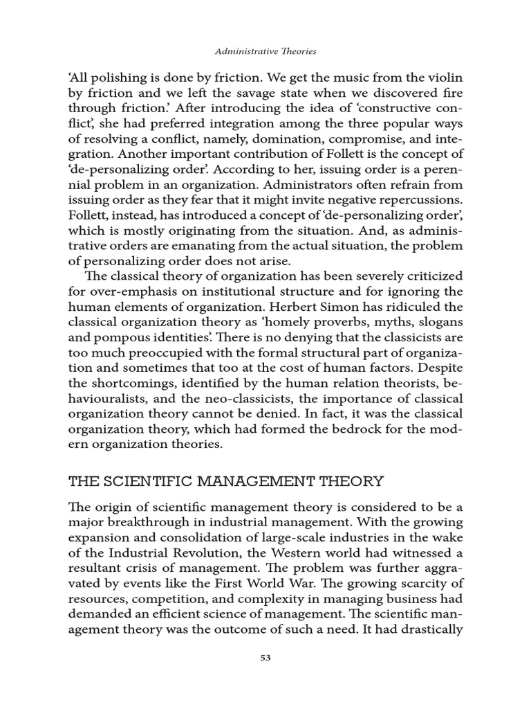 Overview of Scientific Management Theory | PDF | Employment | Science