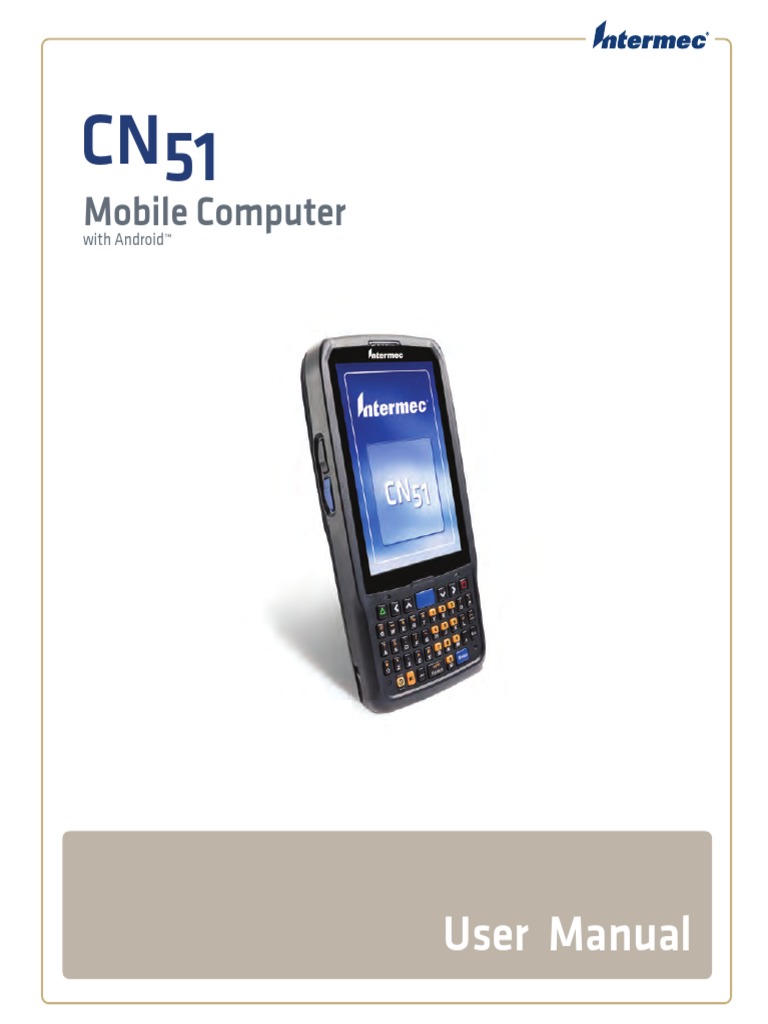 CN51 Mobile Computer User Manual | PDF | Battery Charger | Barcode