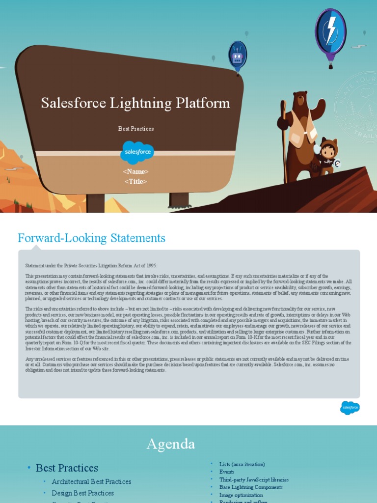 Salesforce Lightning Best Practices | PDF | Angular Js | J Query