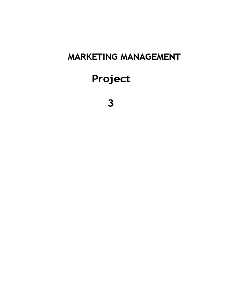 MARKETING MANAGEMENT Project Part 3 - Xii | PDF | Jeans | Yarn