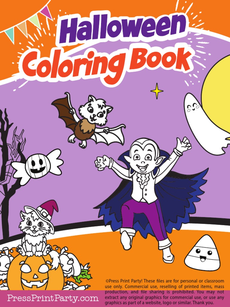 PPP Free Halloween Coloring Book | PDF