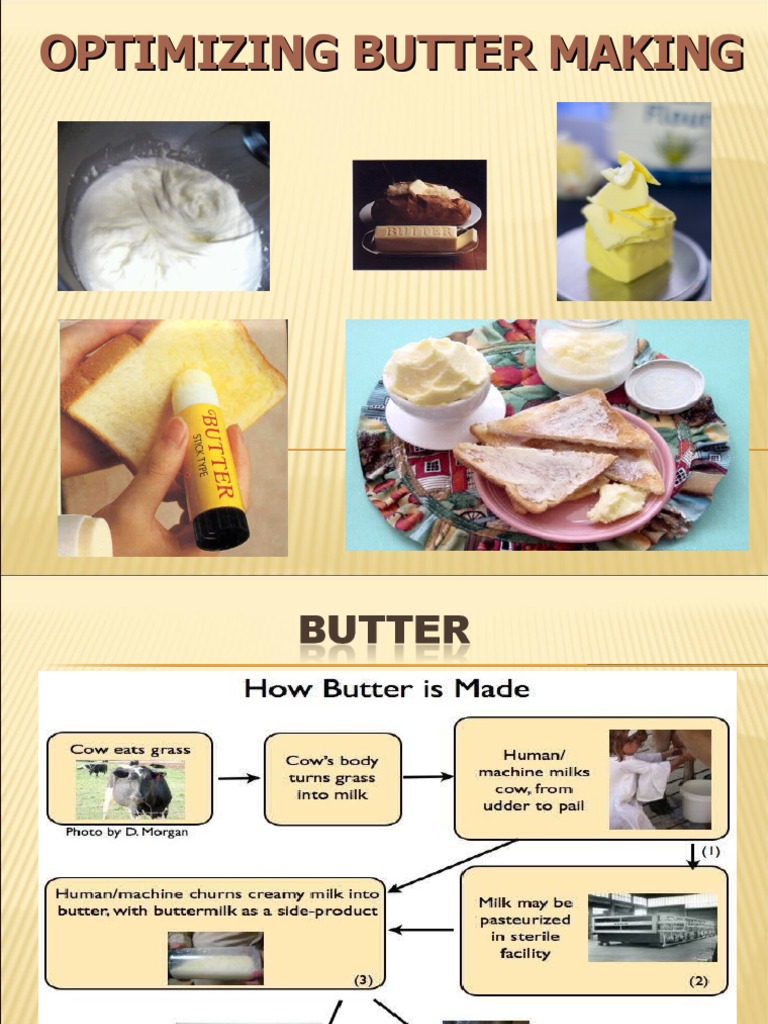 Optimizing Butter Making | PDF | Butter | Milk