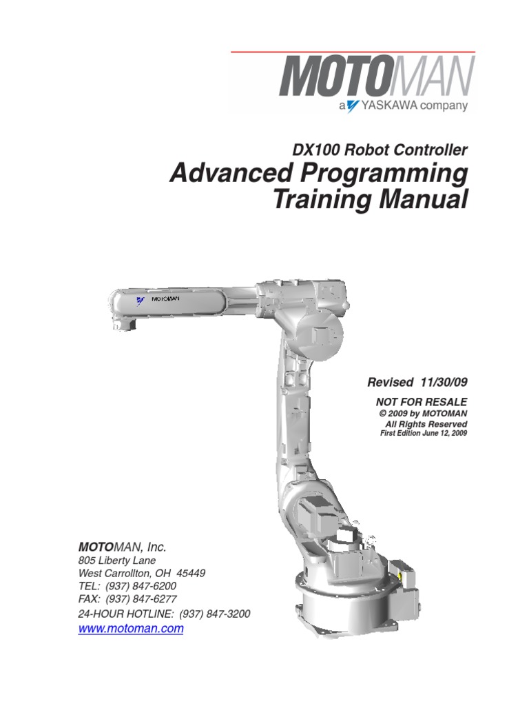 Manual Avançado DX100 | PDF | Cartesian Coordinate System | Variable ...