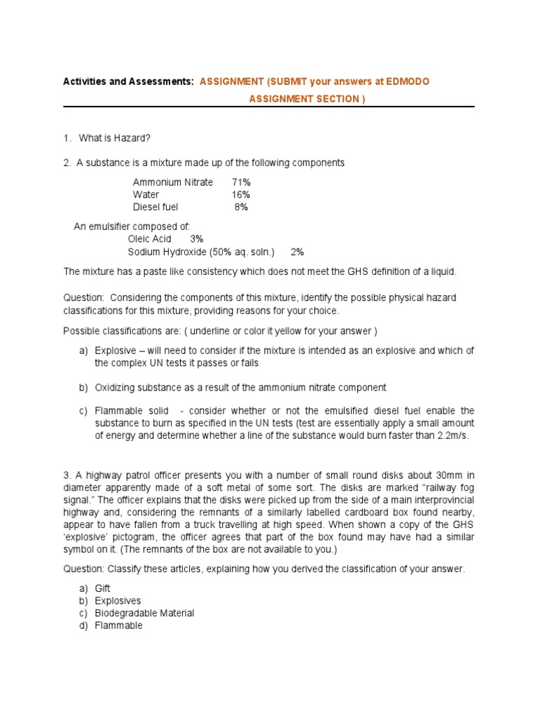 Assessments Lesson 1 UNIT 1 | PDF | Chemical Substances | Physical Sciences