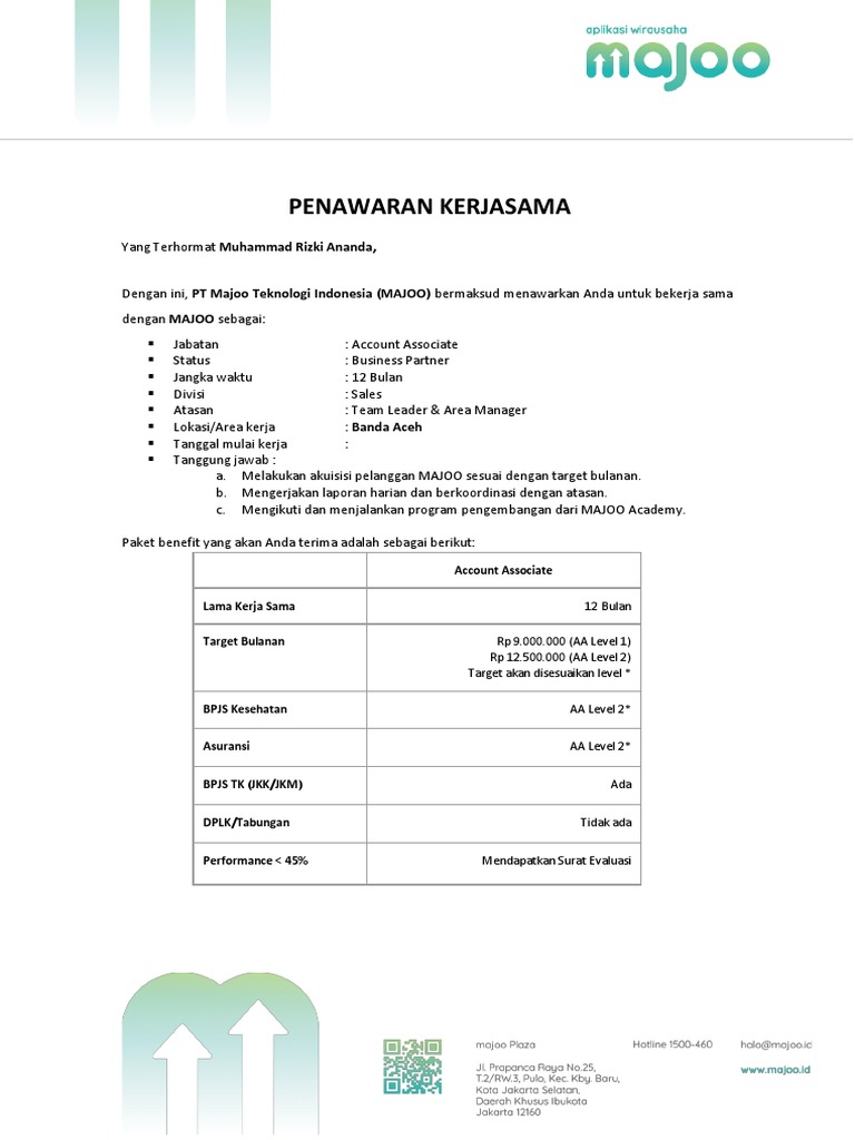 Offering Aa Bp Muhammad Rizki Ananda Pdf