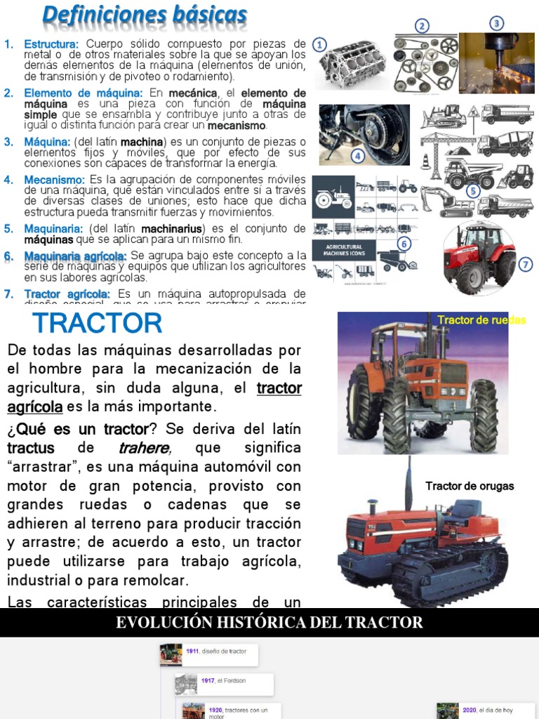 EL TRACTOR Y LOS SISTEMAS DEL TRACTOR - Parte 1 | PDF | Motor de ...