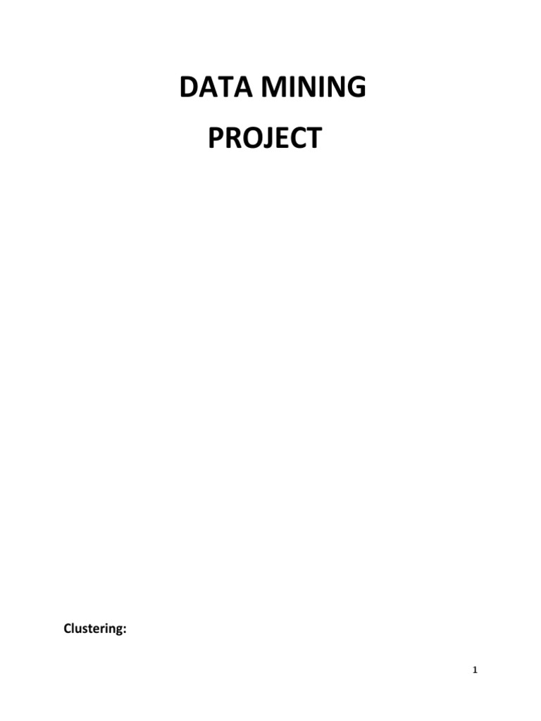 Data Mining | PDF | Principal Component Analysis | Cluster Analysis