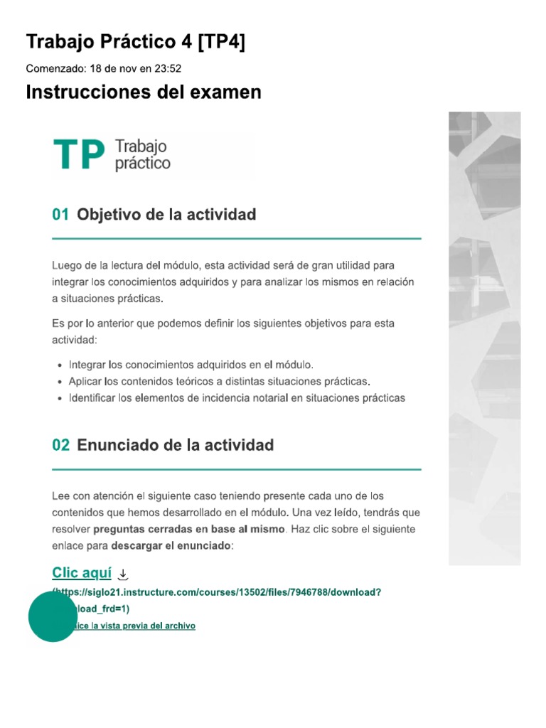 TP4 Nuevas Manifestaciones | PDF