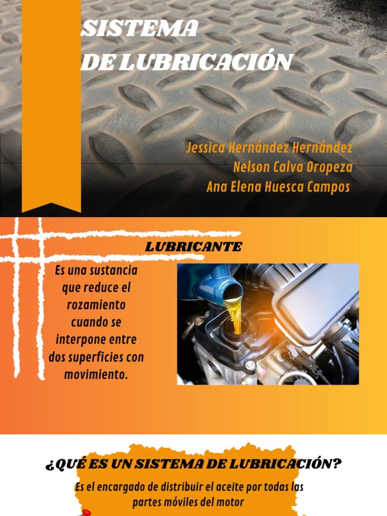 Sistema de Lubricación | PDF | Aceite de motor | Lubricante