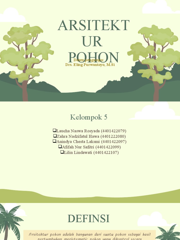 Arsitektur Pohon Kel 5 | PDF