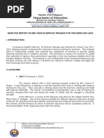 INSET Proposal Sample | PDF | News | News Media