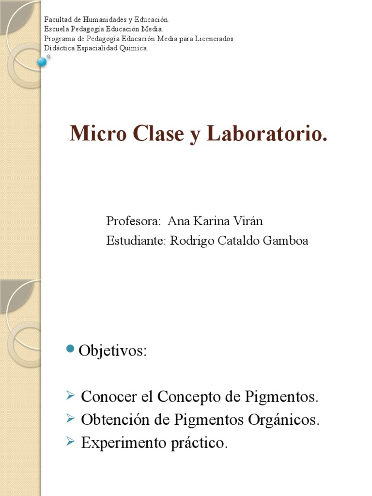 Micro Clase y Laboratorio | PDF | Plantas | Cromatografía