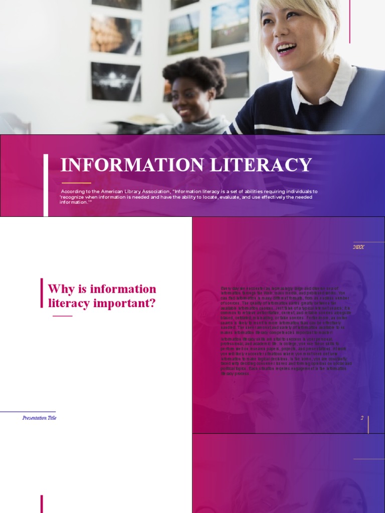 Information Literacy | PDF | Information Literacy | Information