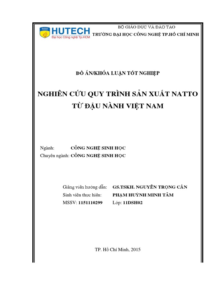 Quy Trinh San Xuat Natto | PDF