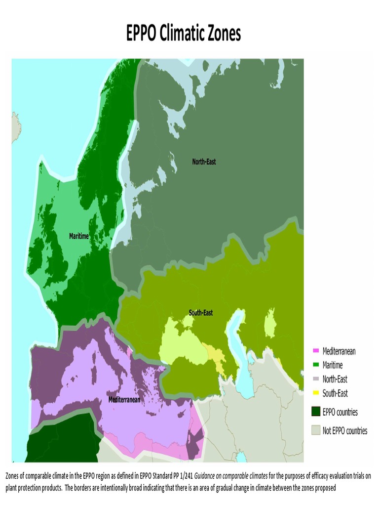 EPPO Climate Zones Guide | PDF
