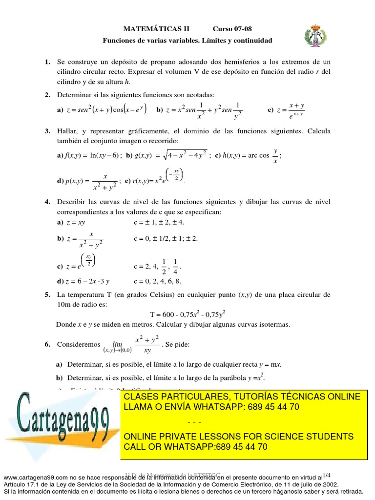 Index | Descargar gratis PDF | Función (Matemáticas) | Funciones y mapeos