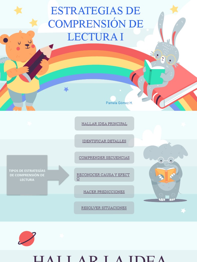 Estrategias de Comprensión Lectora I | PDF