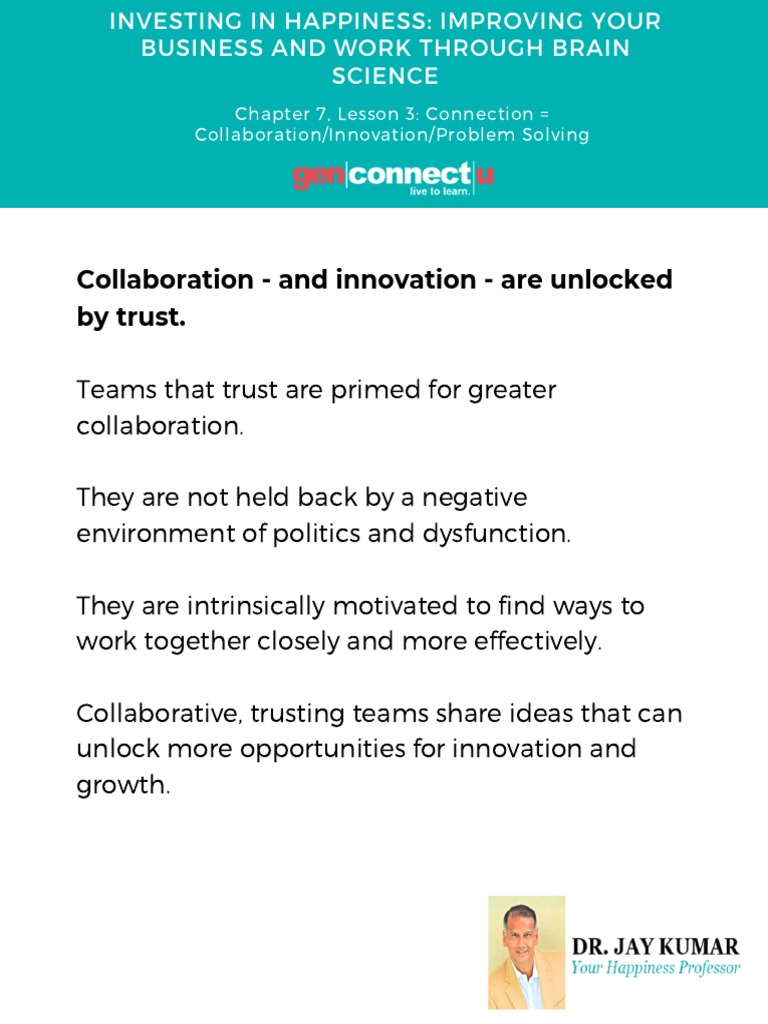 Connection Equals Collaboration | PDF
