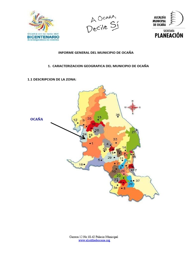 Caracterización del Municipio de Ocaña | PDF | Policía | Ciudad