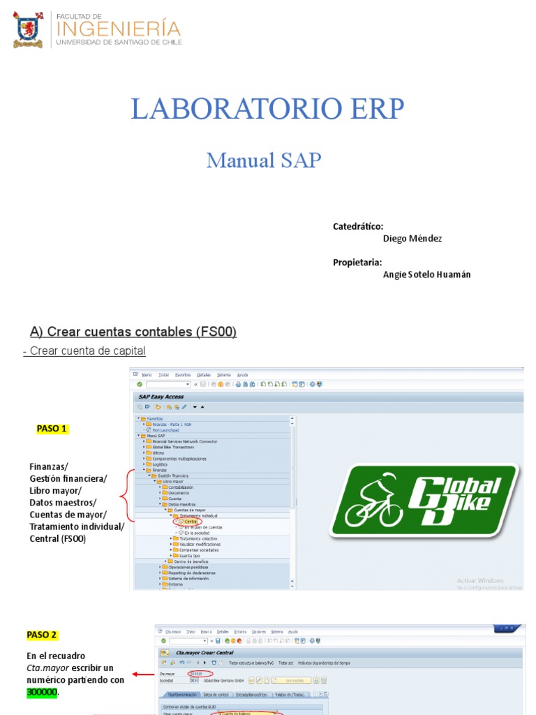 Manual de Creación de Cuentas SAP | PDF | Contabilidad | Microsoft Excel