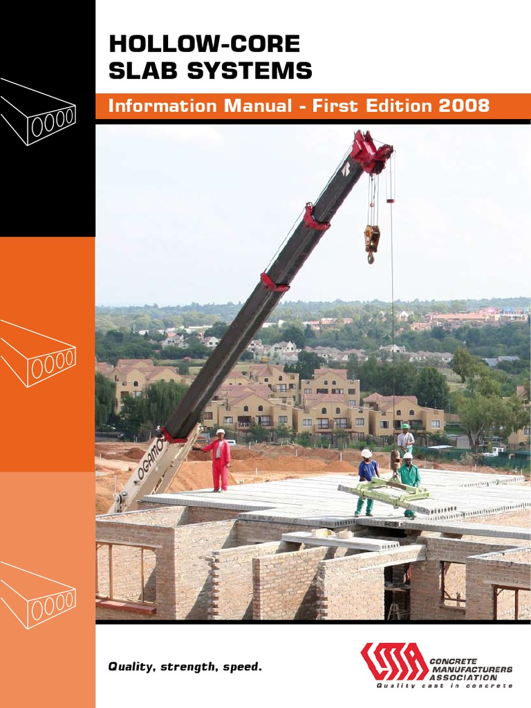 Hollow-Core Slab Systems Manual | PDF | Concrete | Prestressed Concrete